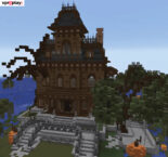25+ Minecraft Halloween Haunted House Build Ideas - XproBlog