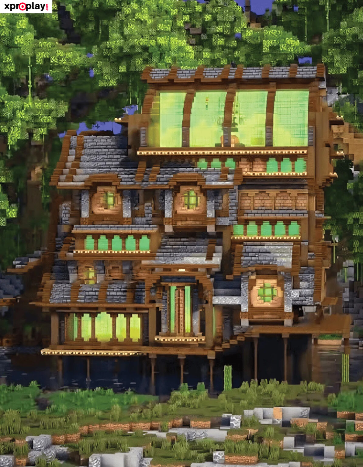 25+ Minecraft Halloween Haunted House Build Ideas - XproBlog