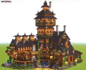 25+ Minecraft Halloween Haunted House Build Ideas - XproBlog