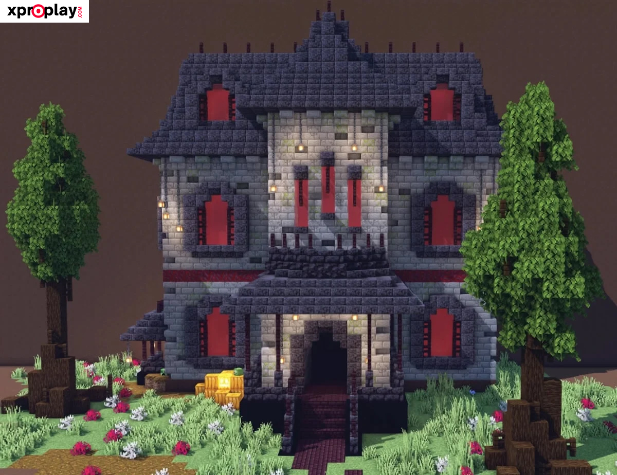25+ Minecraft Halloween Haunted House Build Ideas - XproBlog
